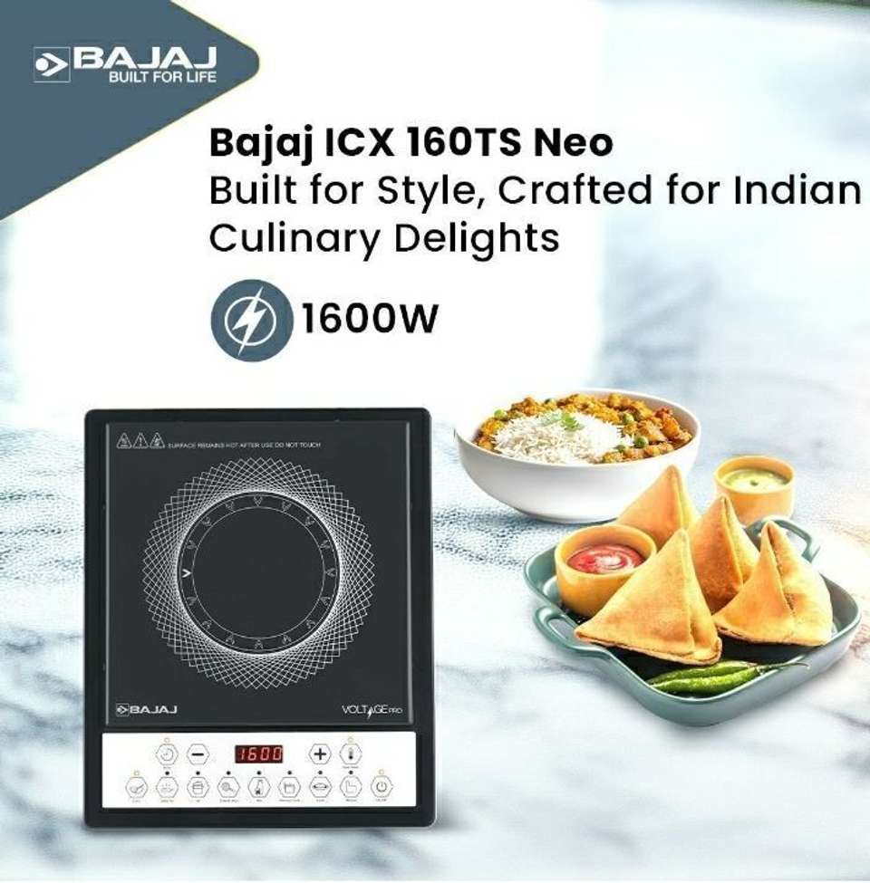 BAJAJ 1600 W Induction Cooktop Push Button - Buy BAJAJ 1600 W Induction ...
