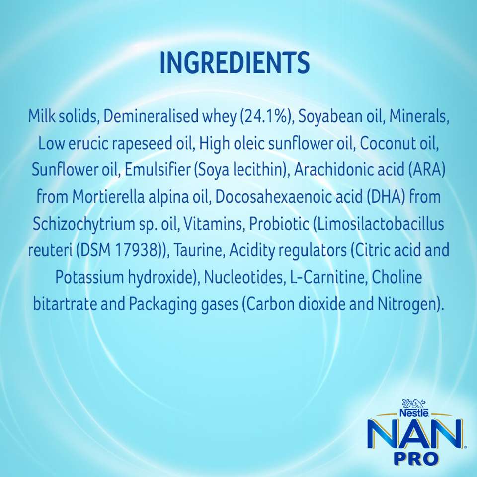 Nestle Nan Pro Stage 1, Infant Formula Milk Powder for Babies with ...