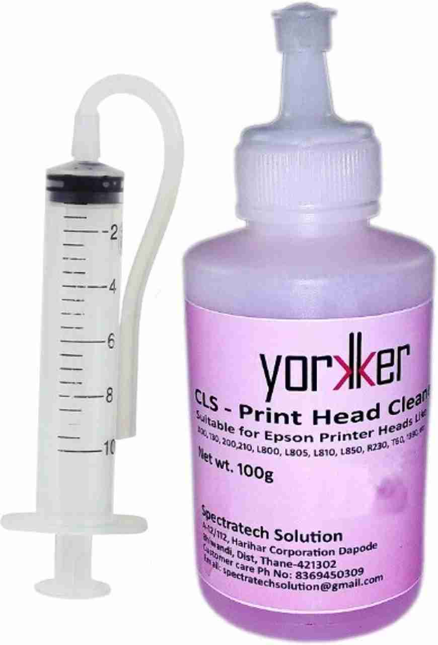Yorkker Print Head Cleaning Solution for Printers Like L100, 130 ...