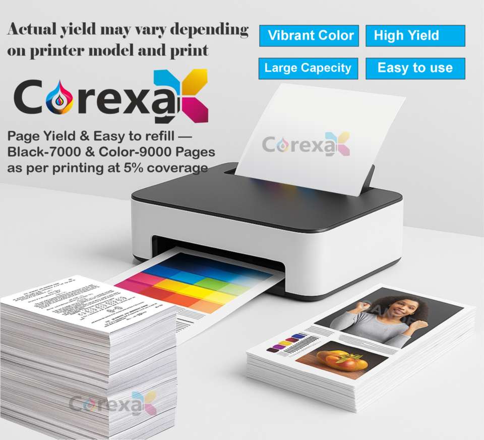Corexa GT53xl/GT52 Ink For Ink Tank series: 115, 310, 315, 319, 410 ...