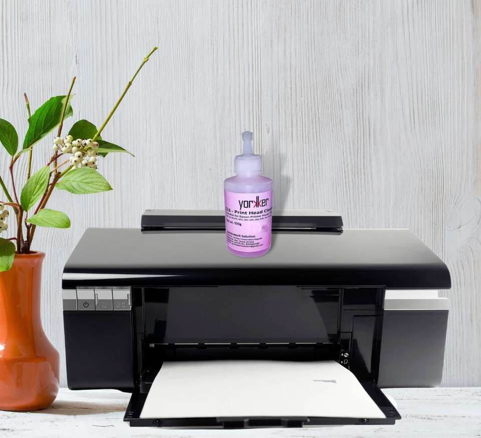 Yorkker Print Head Cleaning Solution for Printers Like L100, 130 ...