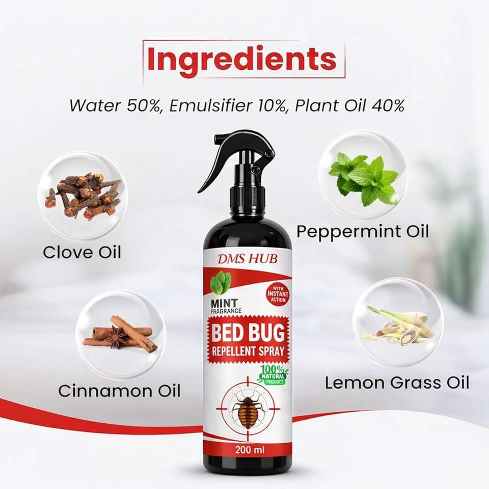KDMSMOTI Anti Bed Bug Removal Spray - Mite Killer Spray | Khatmal ...