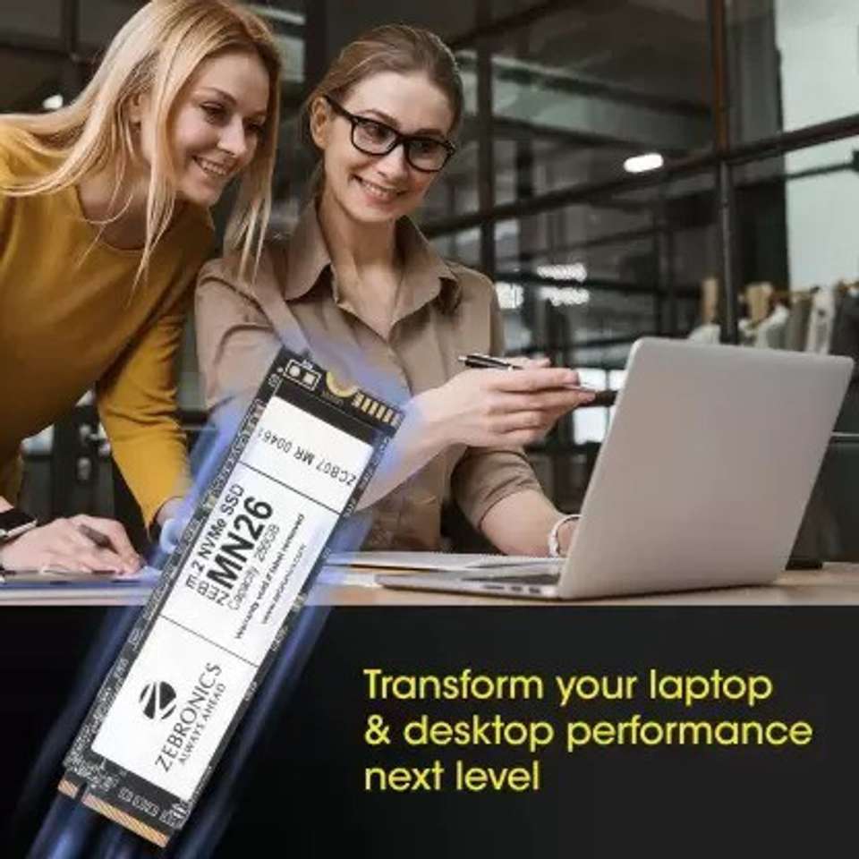 ZEBRONICS M.2 NVME SSD 256 GB Laptop, All in One PC's, Desktop Black M ...