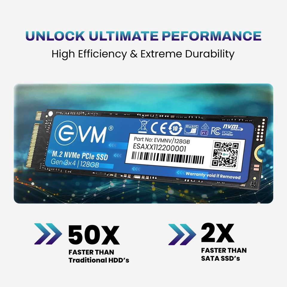 EVM EVMNV 128 GB All in One PC's, Desktop, Laptop Black PCIe NVMe ...