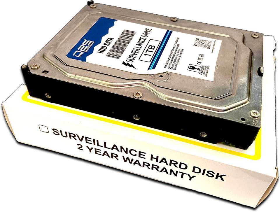 D25 Video 1TB 3.5 Inches Internal Hard Disk Drive for CCTV Camera, DVR ...