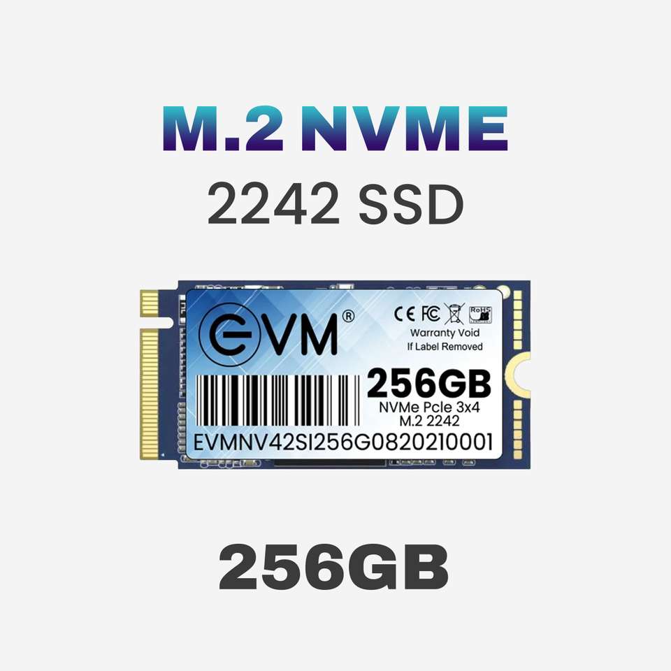 EVM NVMe (2242) 256 GB All in One PC's, Desktop, Laptop Blue PCIe NVMe ...