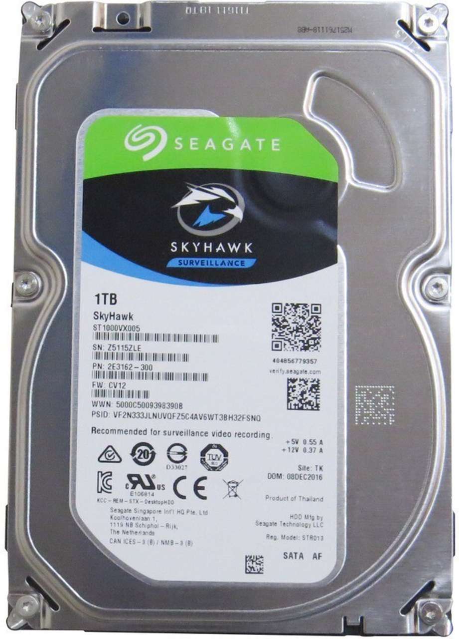 Seagate SkyHawk 1 TB Surveillance Systems White SATA Internal Hard Disk ...