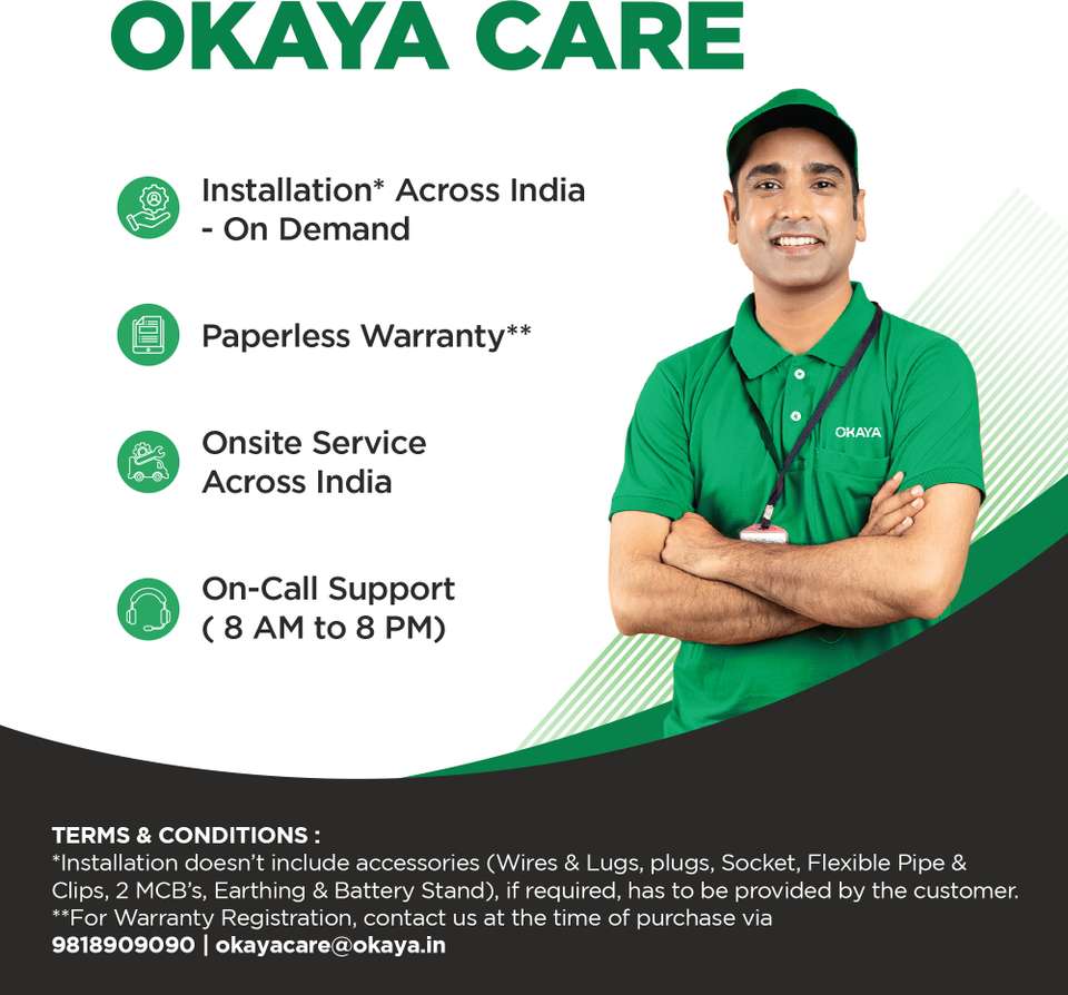 OKAYA 66 Months Warranty Tubular Inverter Battery Price in India - Buy ...