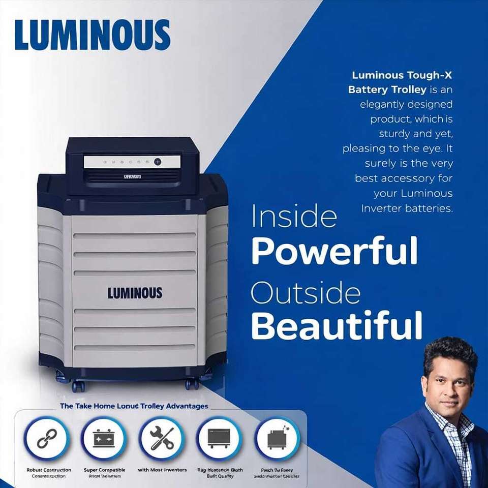 LUMINOUS TX 100 L Trolley for Inverter and Battery Price in India - Buy ...
