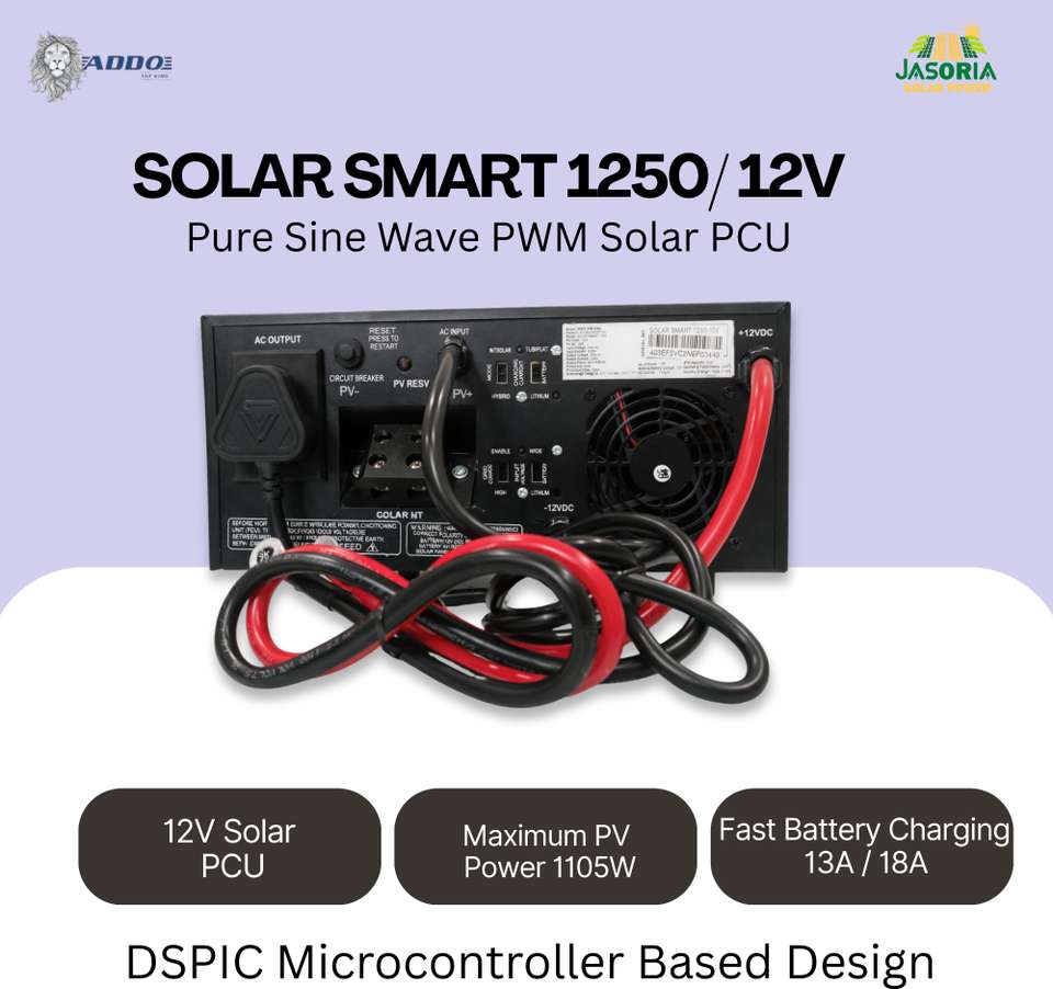 Addo The King Solar Smart 1250 / 12V Solar PCU DSPIC Microcontroller ...