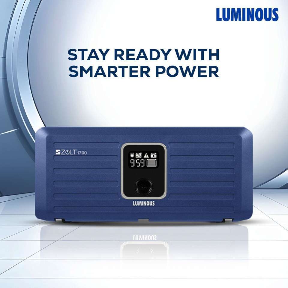 LUMINOUS ZOLT 1700/24V with 24 Months Warranty Pure Sine Wave Inverter ...
