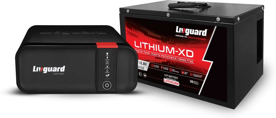 Livguard 900 VA Lithium XD Combo with 3 Year Warranty Lithium Ion Price ...