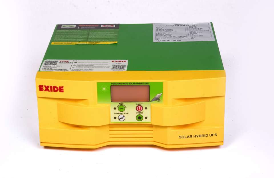 EXIDE Exide1100 Solar Hybrid UPS Inverter, Dual Mode Operation, LCD ...