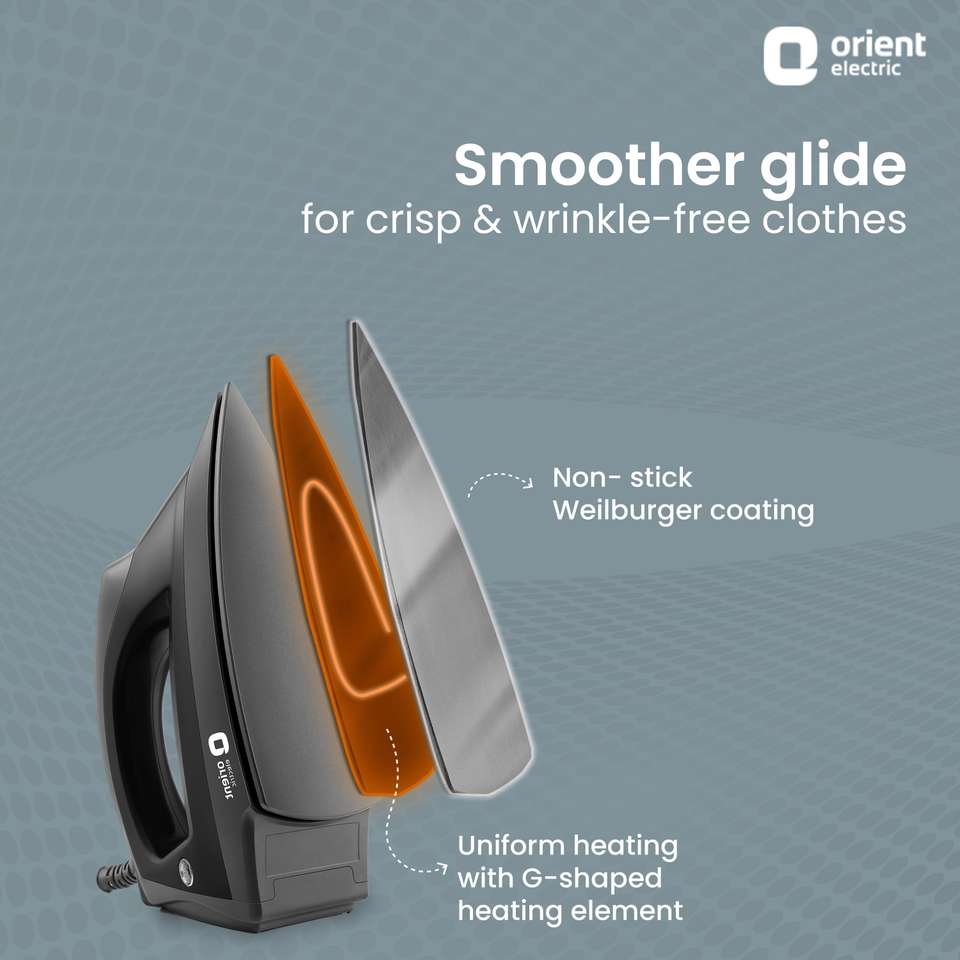 Orient Electric Fabriglide FDIFG10GP 1000 W Dry Iron Price in India ...