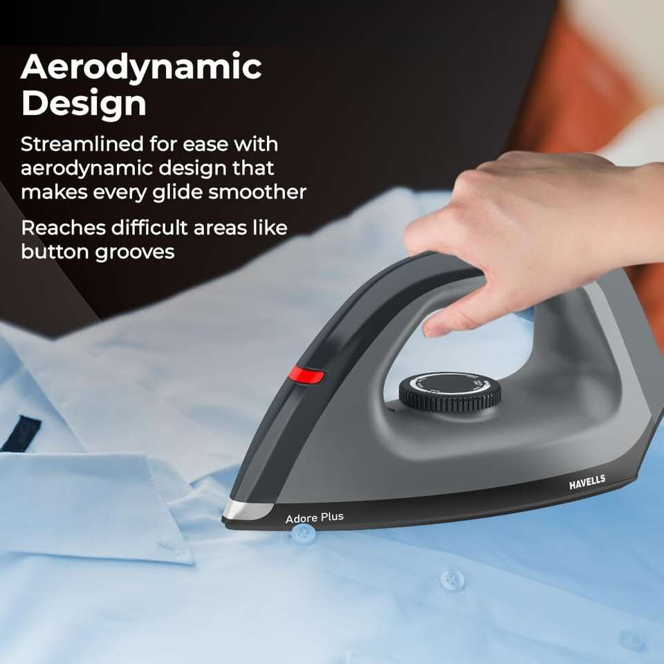 HAVELLS ADORE PLUS 1100 W Dry Iron Price in India - Buy HAVELLS ADORE ...