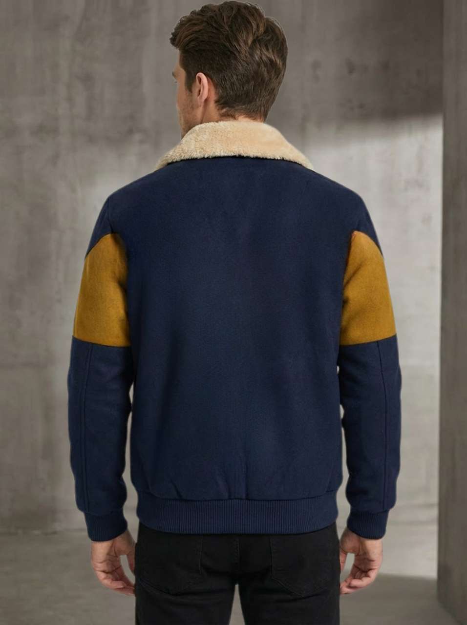 IandT Full Sleeve Colorblock Men Jacket - Buy IandT Full Sleeve ...