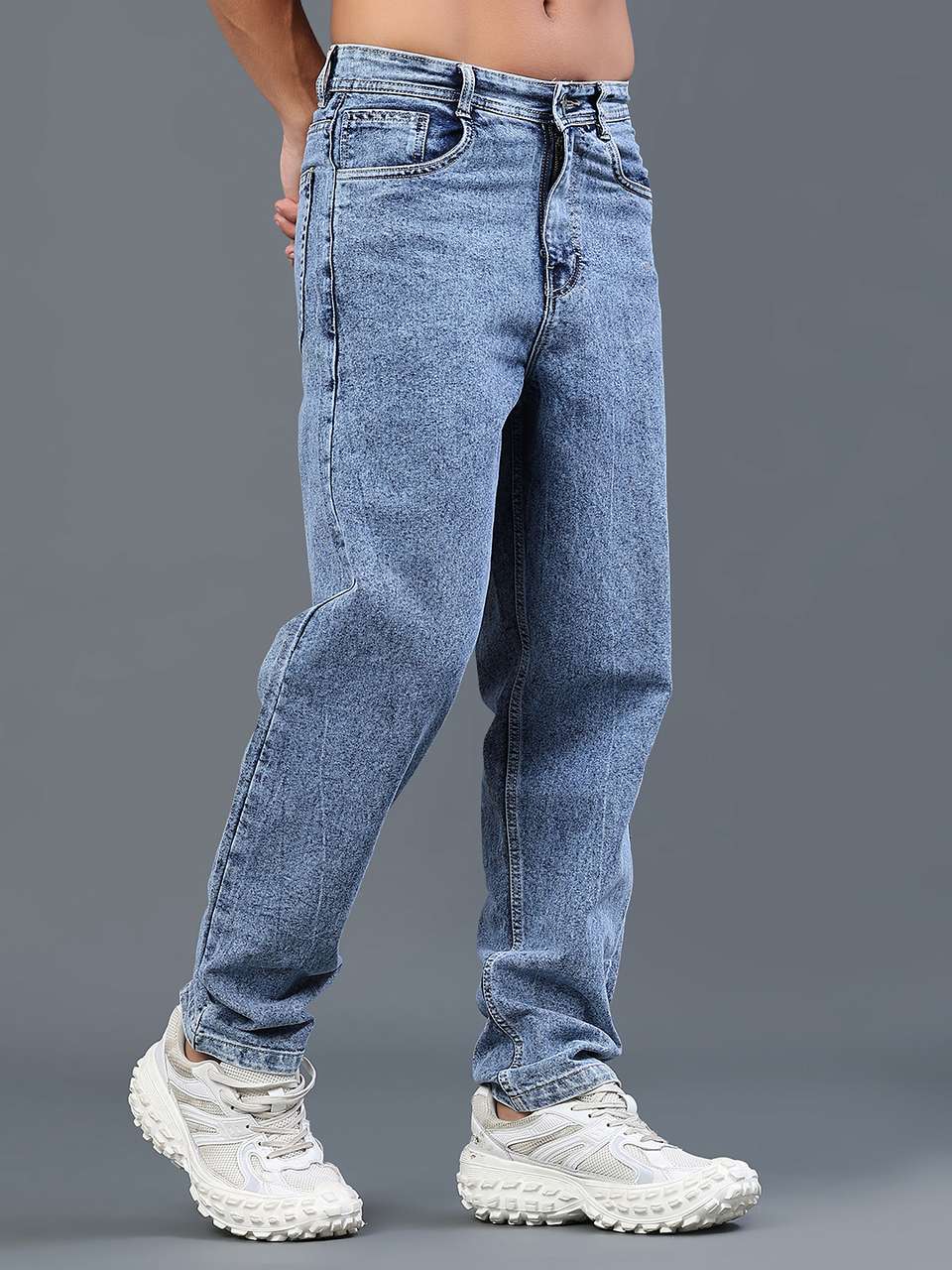 V-MART Baggy Fit Men Blue Jeans - Buy V-MART Baggy Fit Men Blue Jeans ...