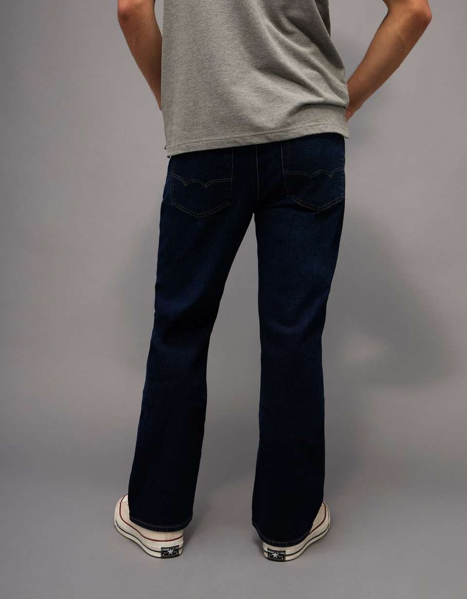 American Eagle Boot-Leg Men Dark Blue Jeans - Buy American Eagle Boot ...