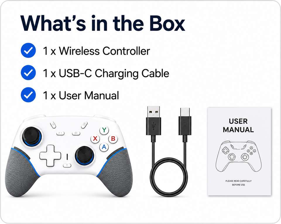 HG WORLD X9 Bluetooth Wireless Controller, Best Value Gamepad, TV Video ...