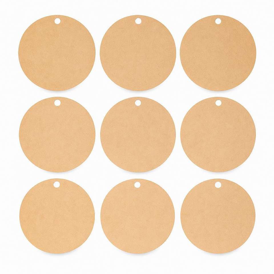 CHL Acrylic Round Keychain Blanks 20 Pcs 3mm Transparent Discs for DIY ...