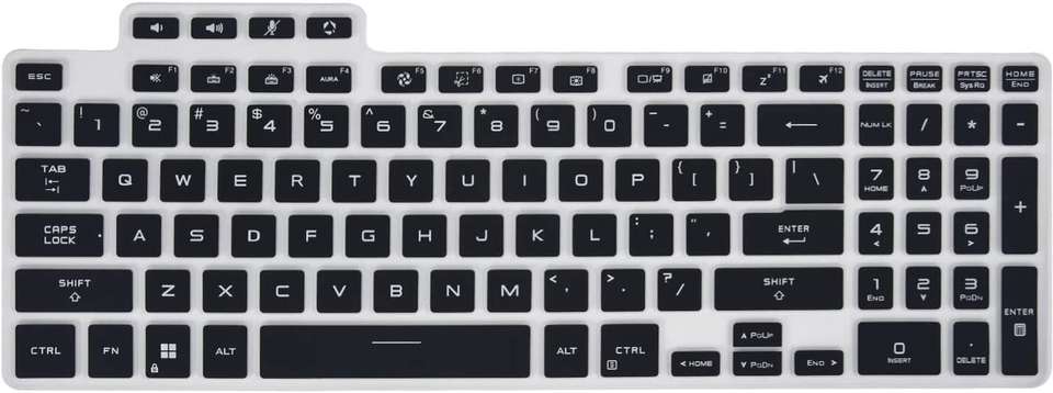 RAYA Silicone Keyboard Cover for ASUS 2022 / 2023 / 2024 TUF Gaming ...