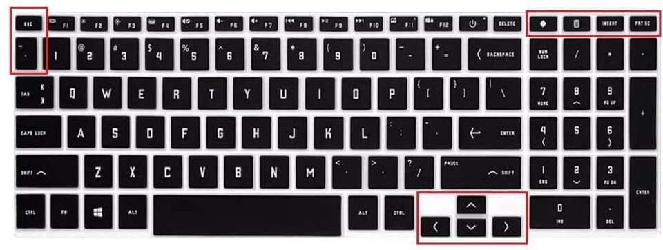 Saco Silicone Skin Keyboard Protector Cover for HP Victus 15.6 inch FHD ...