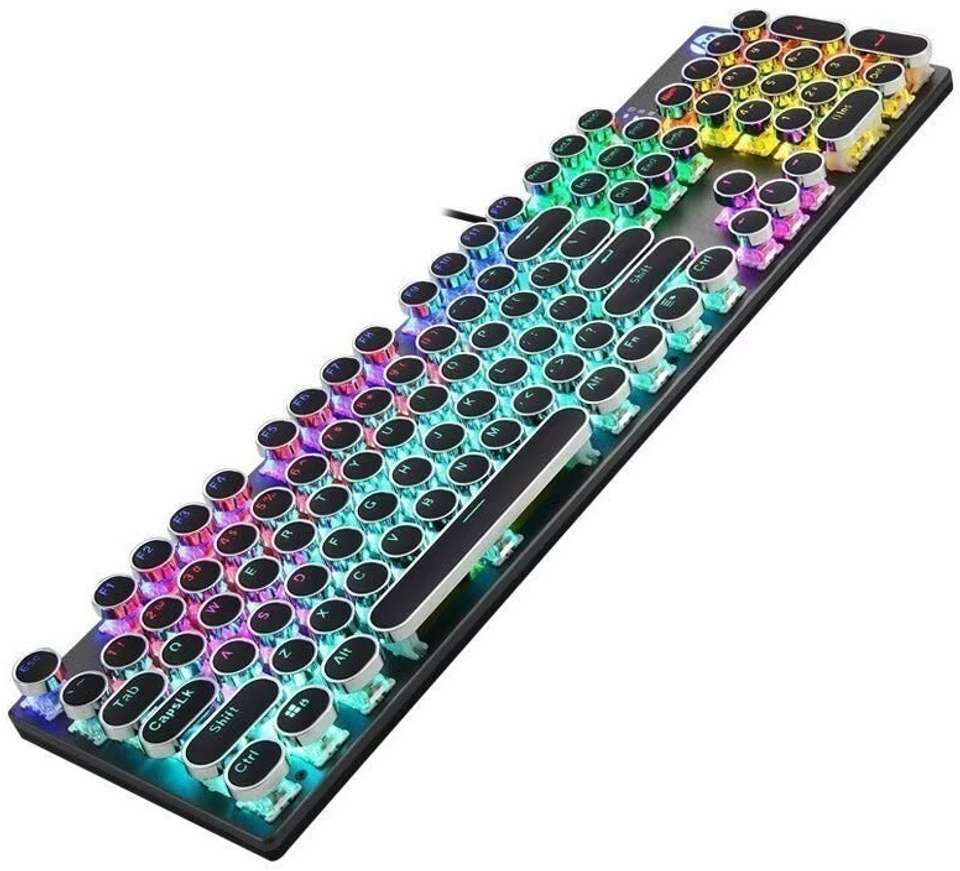 HP GK400Y Mechanical Wired USB Standard Gaming Keyboard Compatible with ...