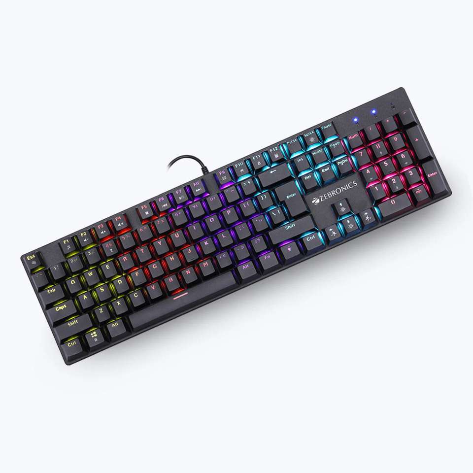 ZEBRONICS Nitro Plus Mechanical keyboard with RGB Light Wired USB ...