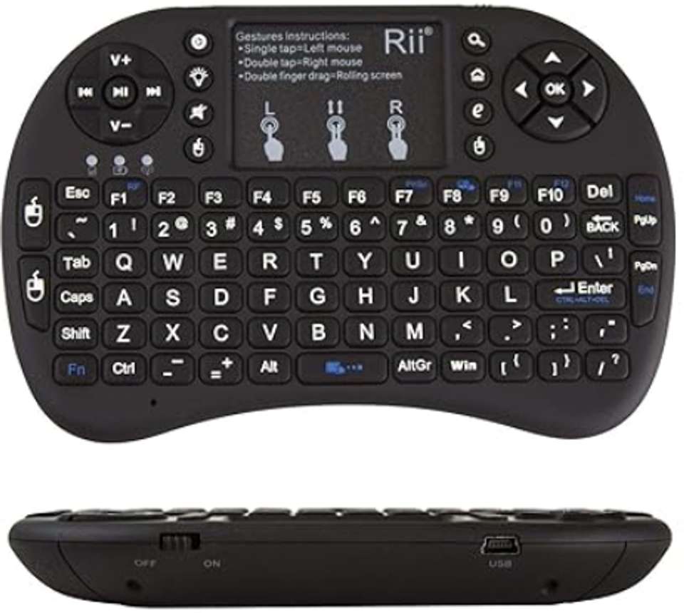 Clairbell BGF_878A_hard Keyboard with Backlight Touchpad Mouse, Mini ...