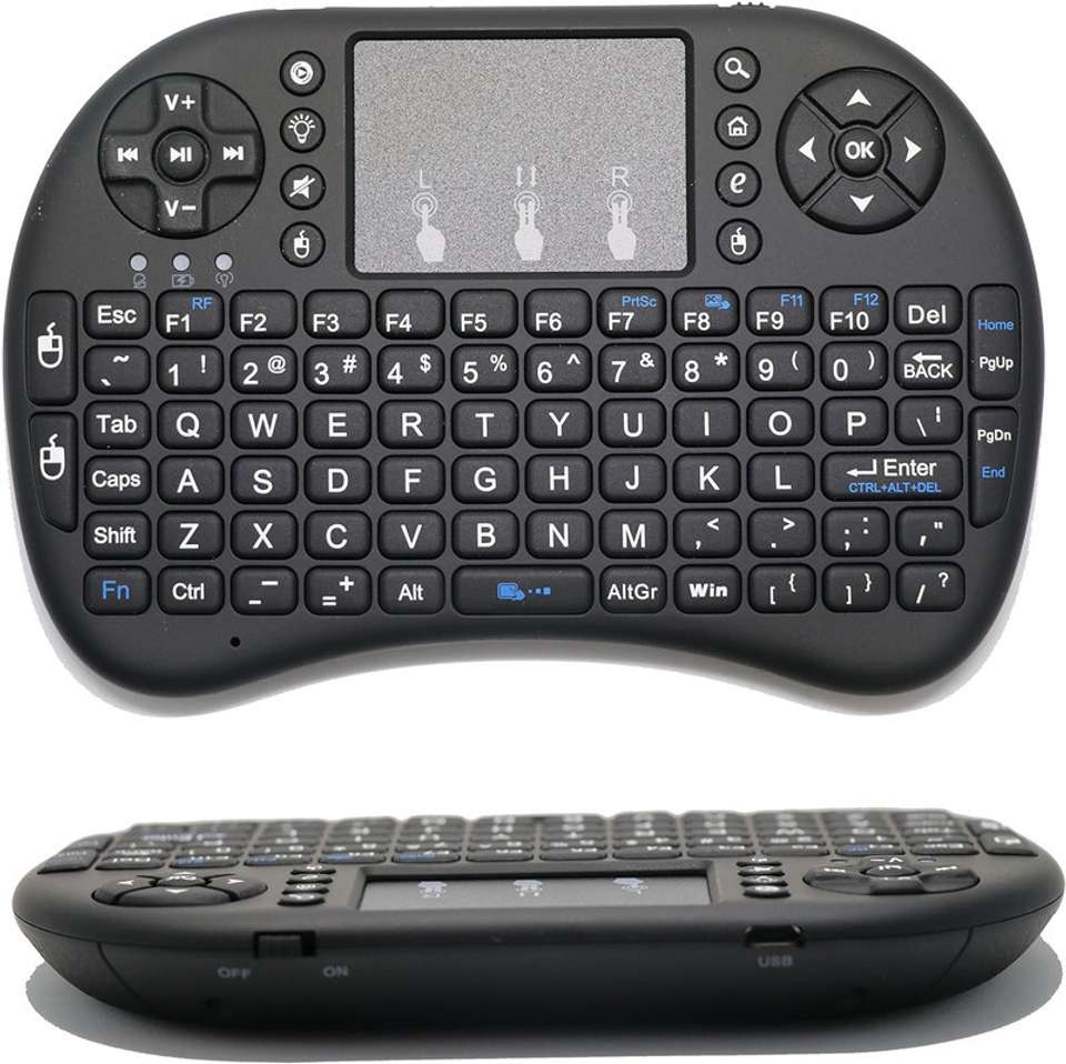 FRONY P42_Hard key Mini Home Theater Keyboard: Touchpad Included Smart ...