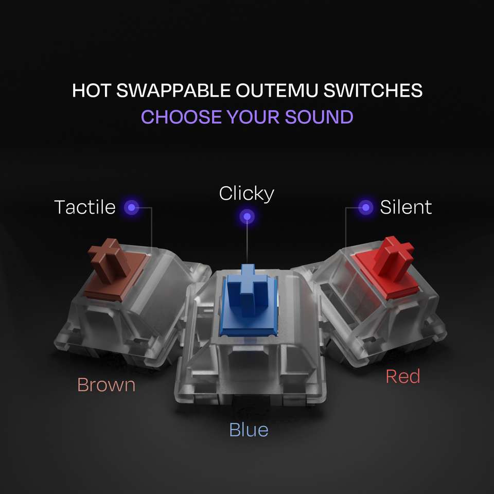 Kreo Hive RGB Gaming Mechanical Keyboard, RGB Keyboards, Braided Cable ...