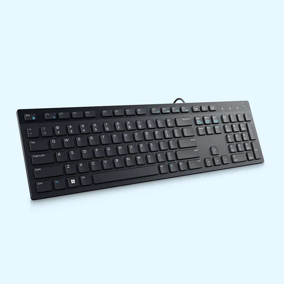DELL KB216 Multimedia Keyboard with USB Interface, Plunger Keys ...