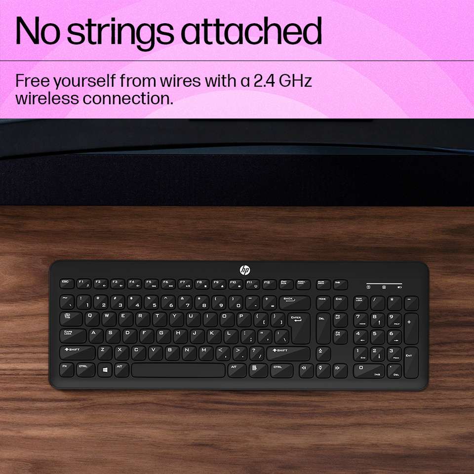 HP K260 Wireless Standard Laptop Keyboard Compatible with Desktop ...