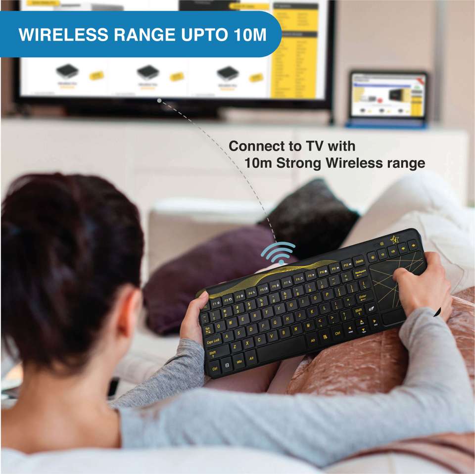 Flipkart SmartBuy KG3618- Keyboard with Touchpad | Wireless Standard ...