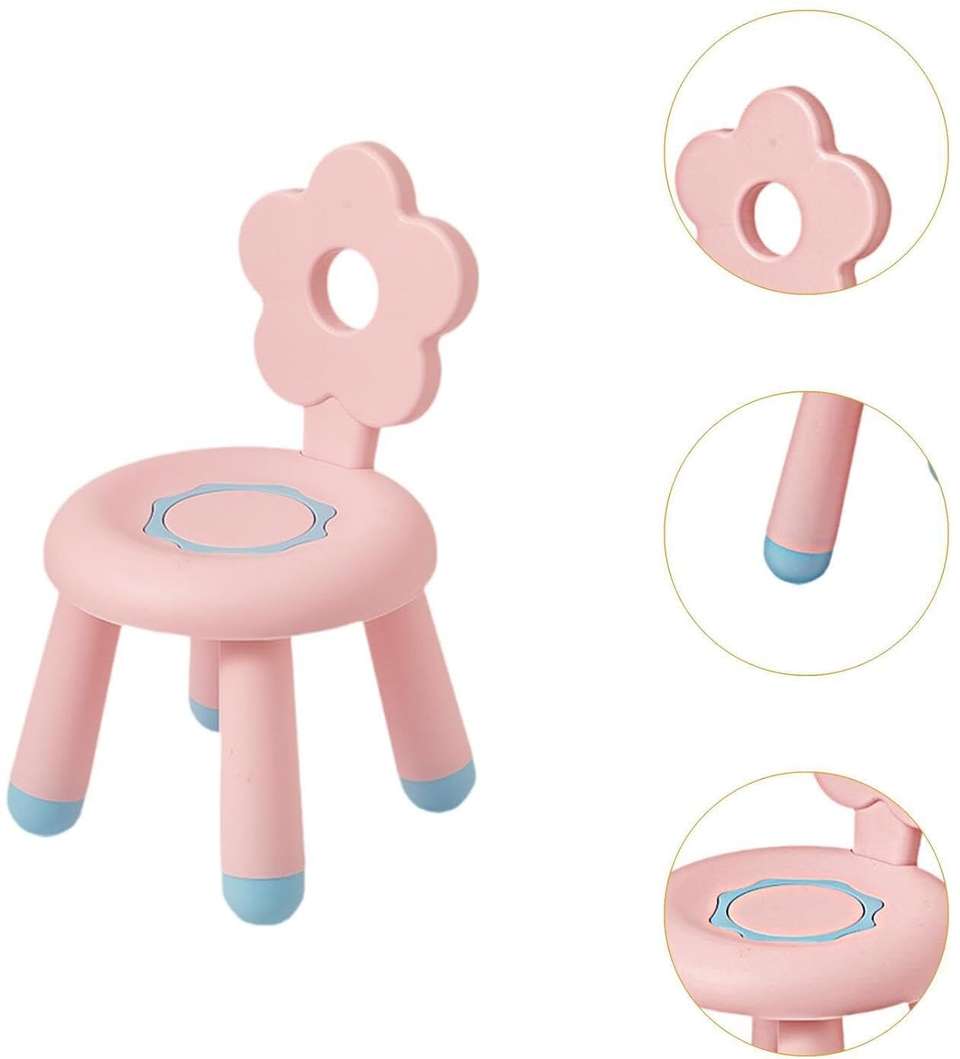 DARKFISH Children Plastic Chair with Flower Back Plastic Chair Price in ...