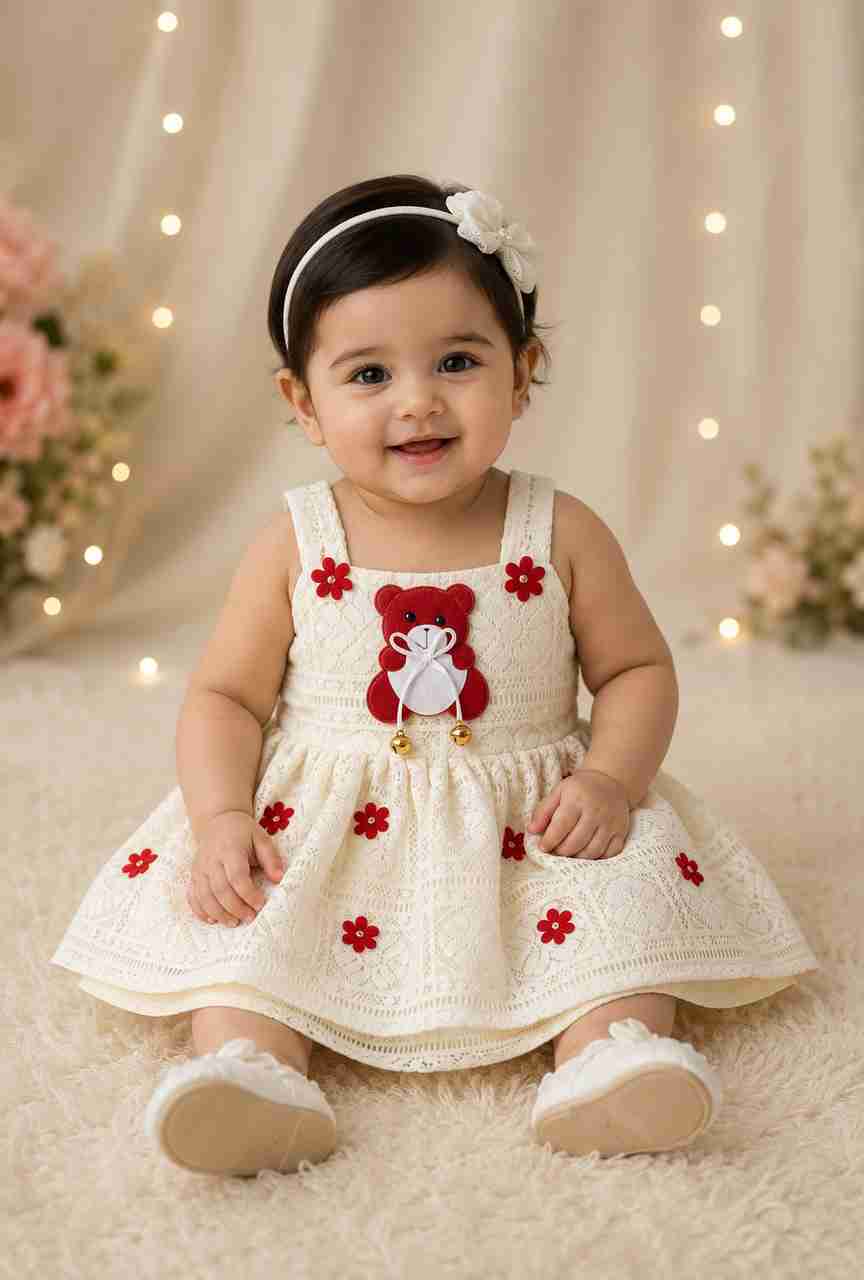 CHIKUCLASSICAL Indi Baby Girls Calf Length Party Dress Price in India ...