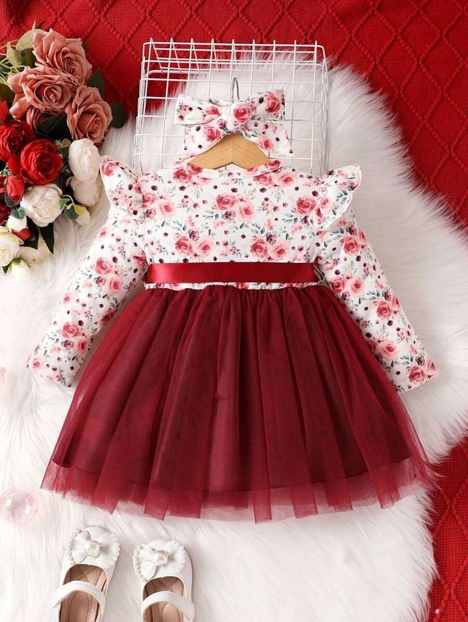 ABC Girls Midi/Knee Length Party Dress Price in India - Buy ABC Girls ...