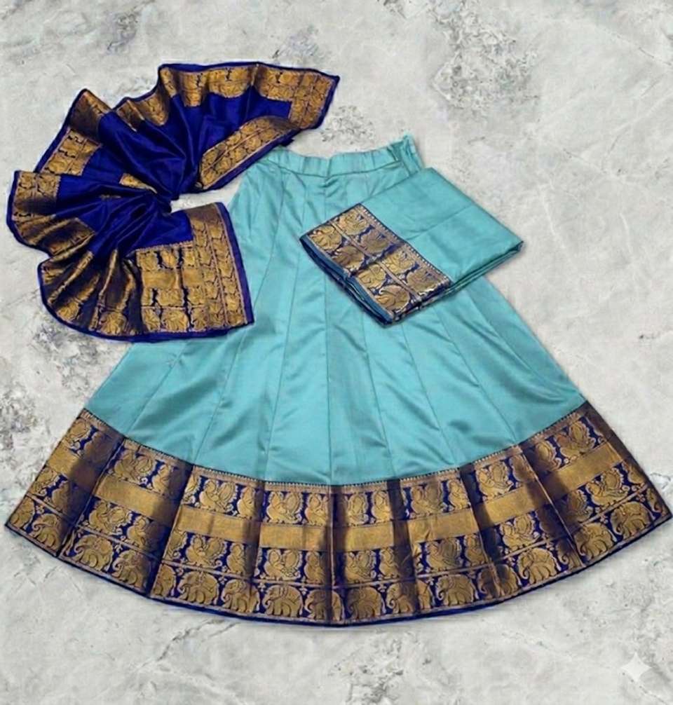 tapovan fashion Girls Lehenga Choli Ethnic Wear Self Design Lehenga ...