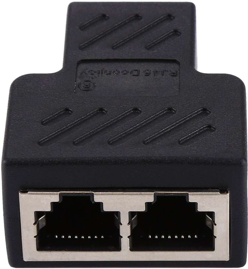 Sancy RJ45 Ethernet Splitter Adapter 1 Male to 2 Female Network Cable ...