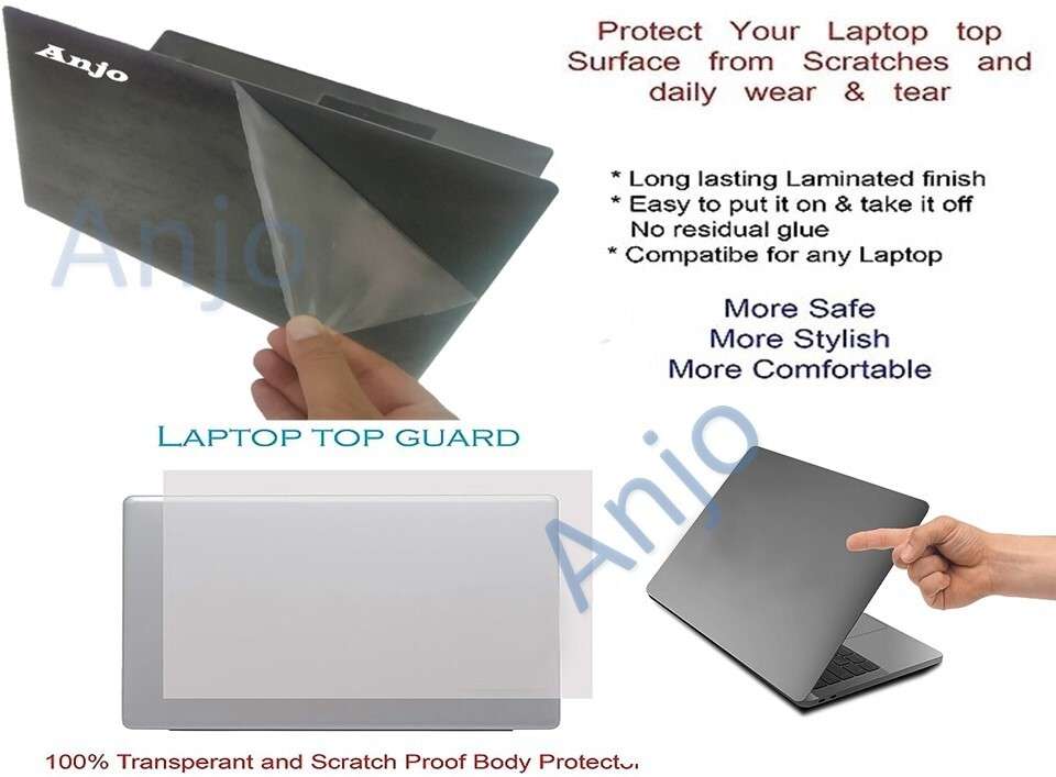 ANJO Laptop Trackpad-Backside Lid-Full Body Skin Sticker Lamination ...