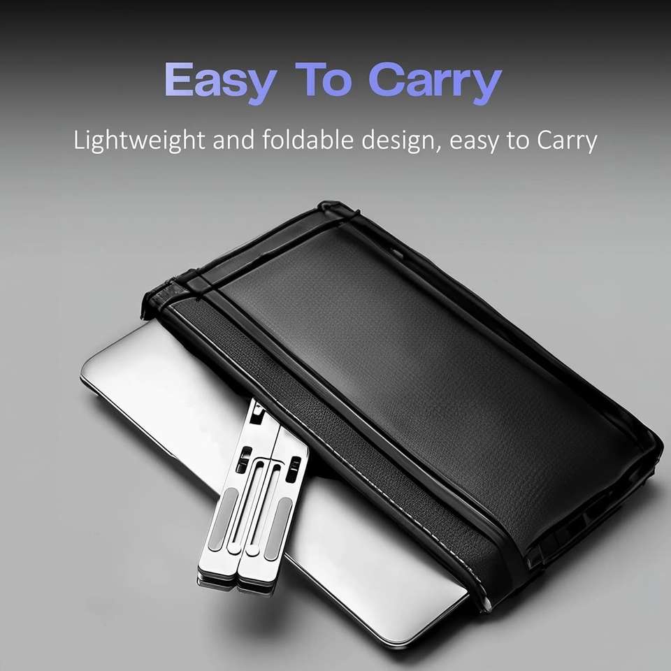 Frodiox Aluminum 6 Adjustable Foldable Portable Laptop Stand Desktop ...