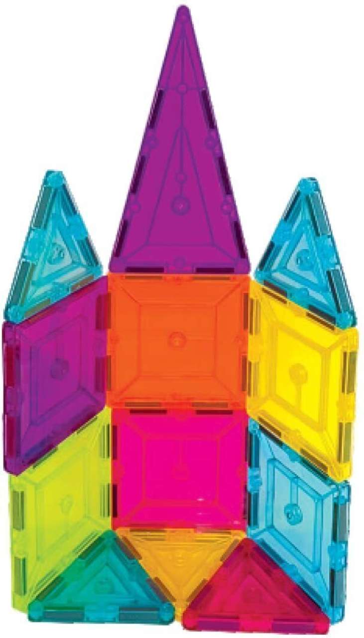 Gomzy Magnetic Tiles Building Blocks Set 26 PCS Colorful 3D Magnet Toys ...