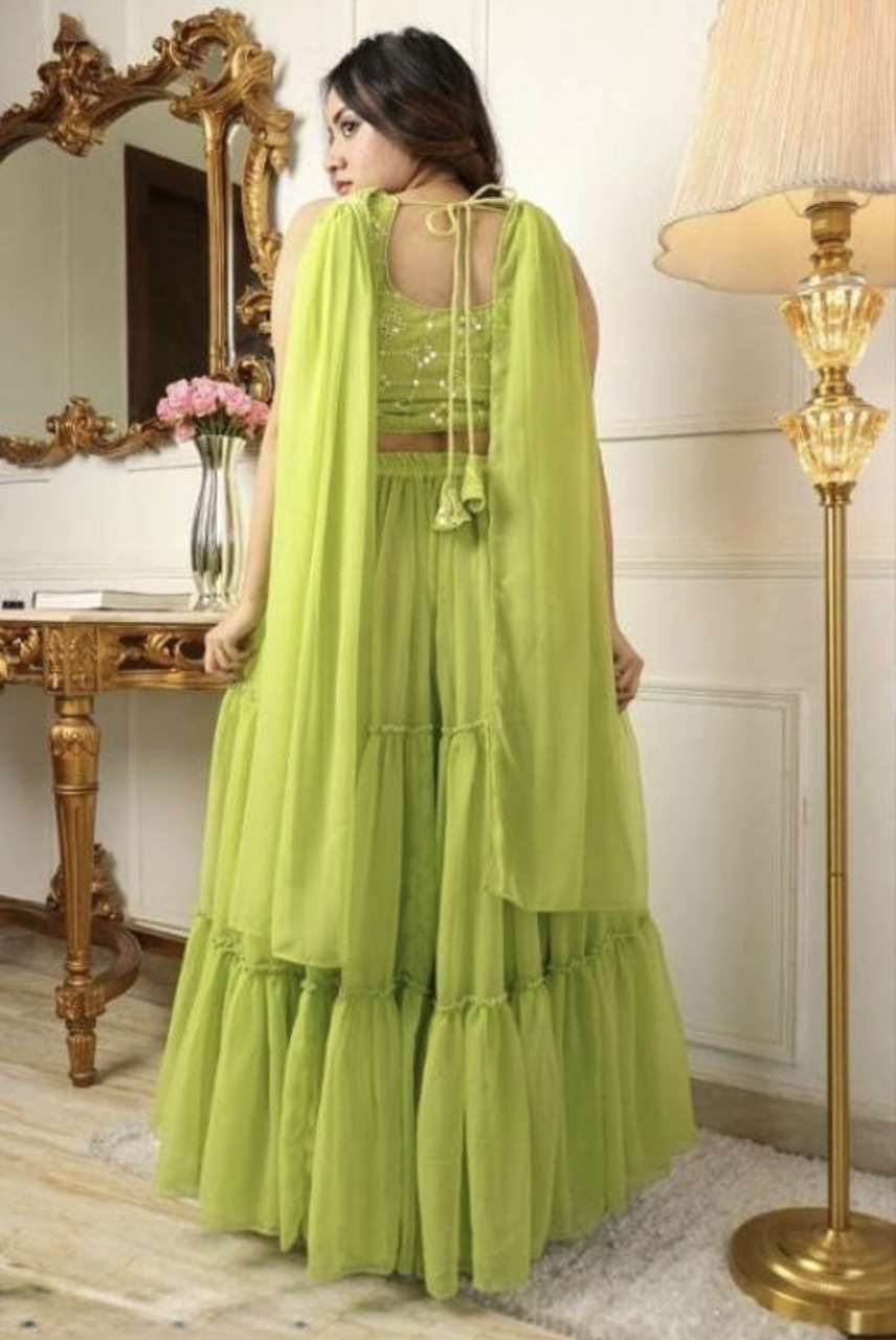 Omstar Fashion Embroidered Semi Stitched Lehenga Choli - Buy Omstar ...