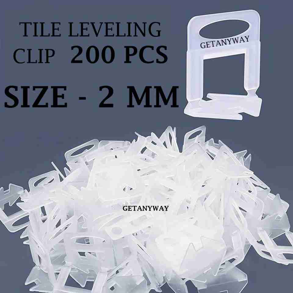 Flemigo Tile Levelling Spacer Clips 2 MM Clip only 150pcs For Both ...