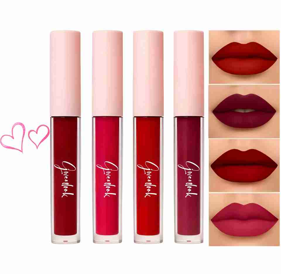 GWENLOOK True Matte Long Lasting Waterproof Lipsticks - Price in India ...
