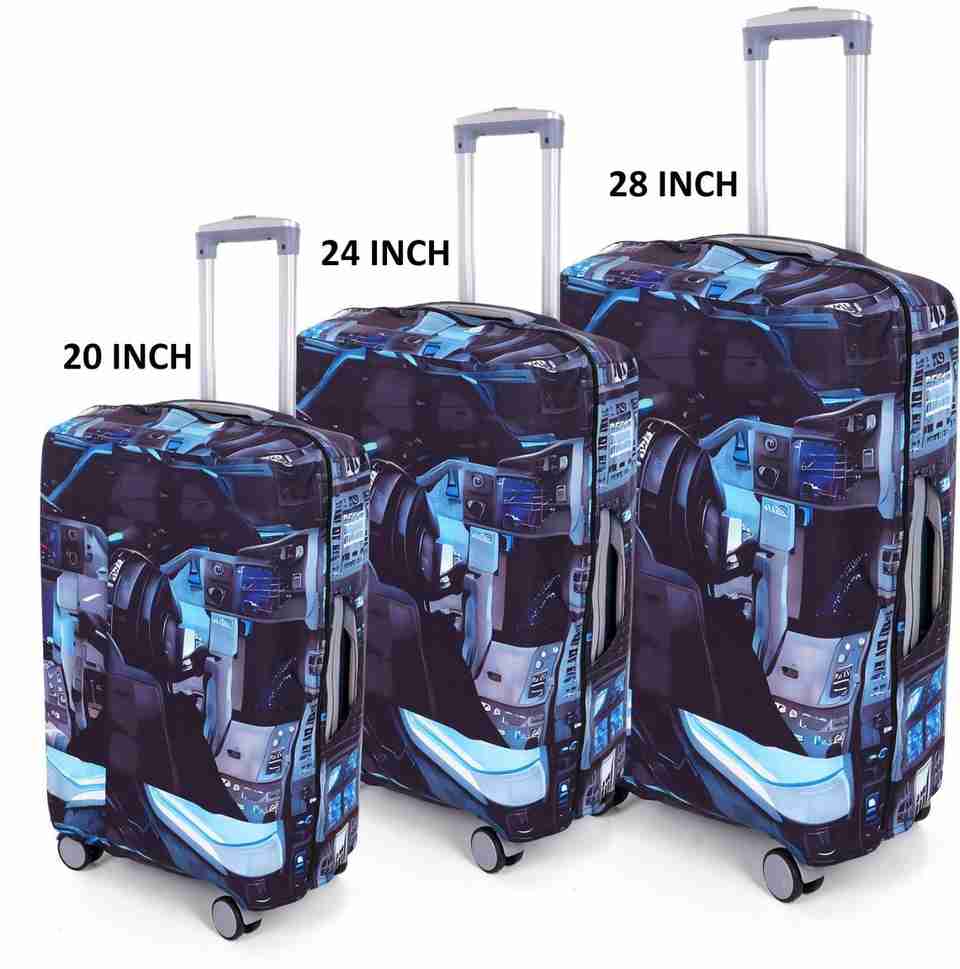 HouseOfCommon Trolley Travel Covers Washable Dust Proof Anti-Scratch ...