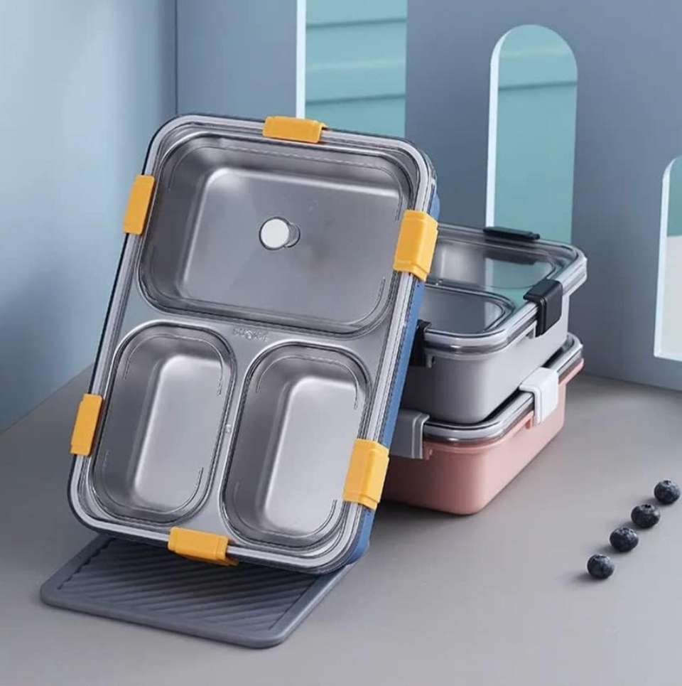 Flipkart.com | HPHCRAFTT Stainless_Steel_Lunch box_A250 3 Containers ...