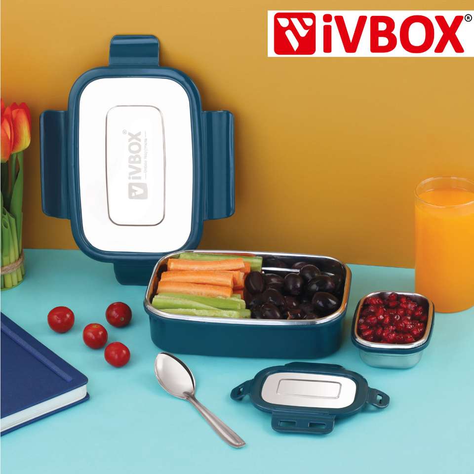 Flipkart.com | iVBOX Thermo-Max insulated Lunch Box Stainless Steel ...