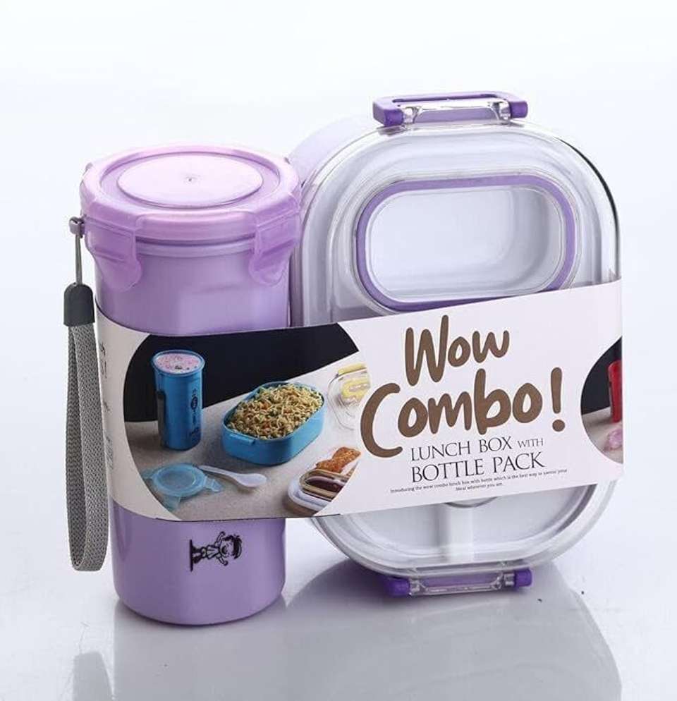 Flipkart.com | RANIC mighty purple with bottle 3 Containers Plastic ...