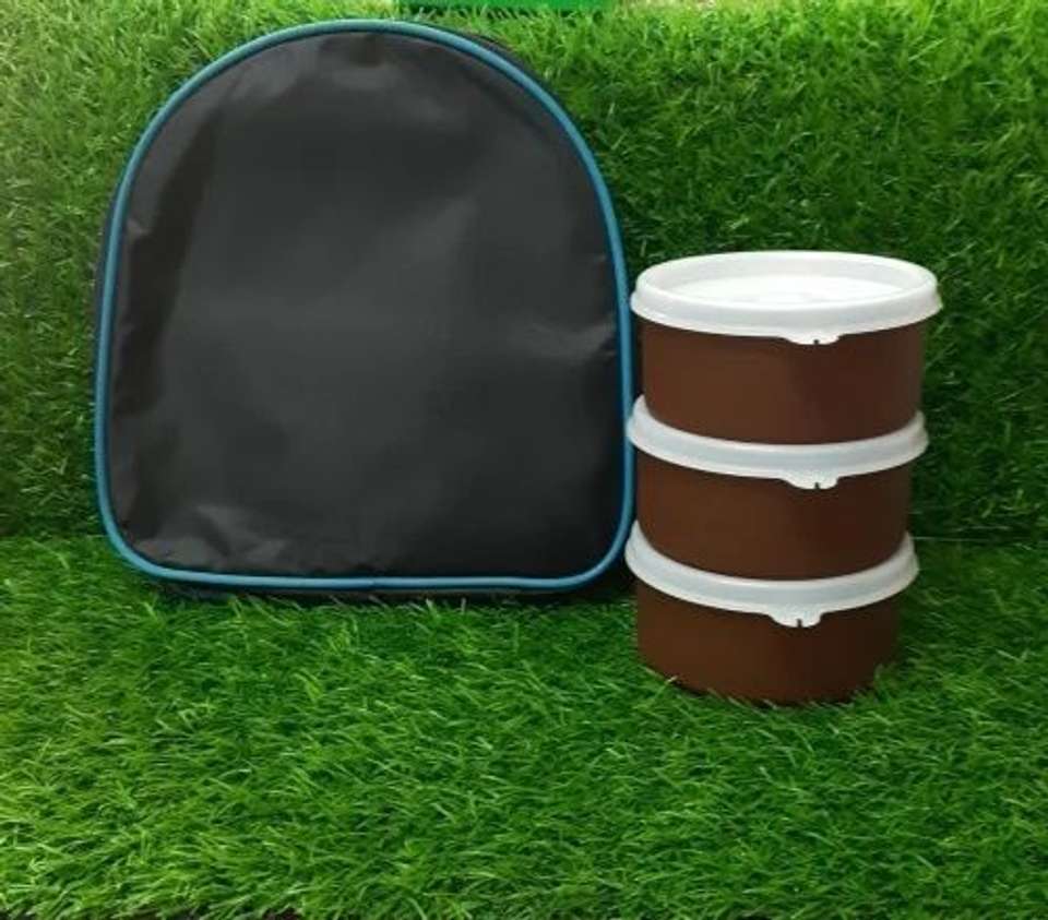 Flipkart.com | Ziavis Stainless Steel Lunch Box Combo with 3 Containers ...